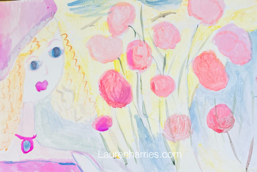 The pretty lady watercolour – LaurenHarries